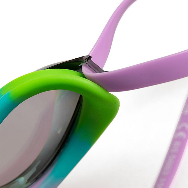 Arena Python Mirror Goggles - Green Violet - Tri To Swim