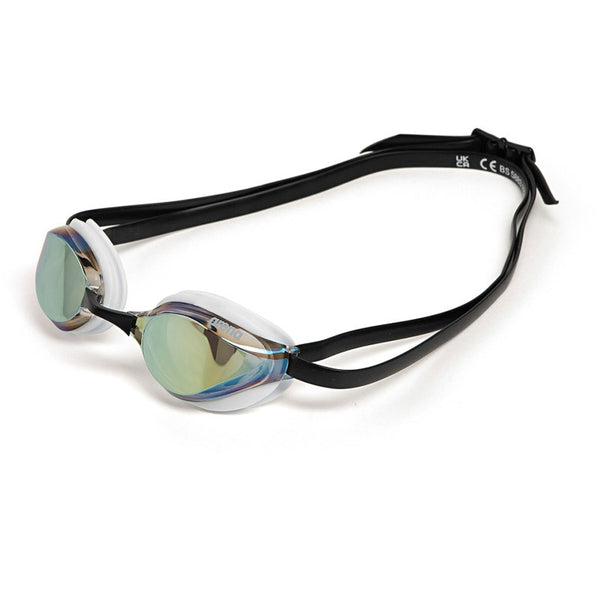 Arena Python Mirror Goggles - Gold White Black - Tri To Swim
