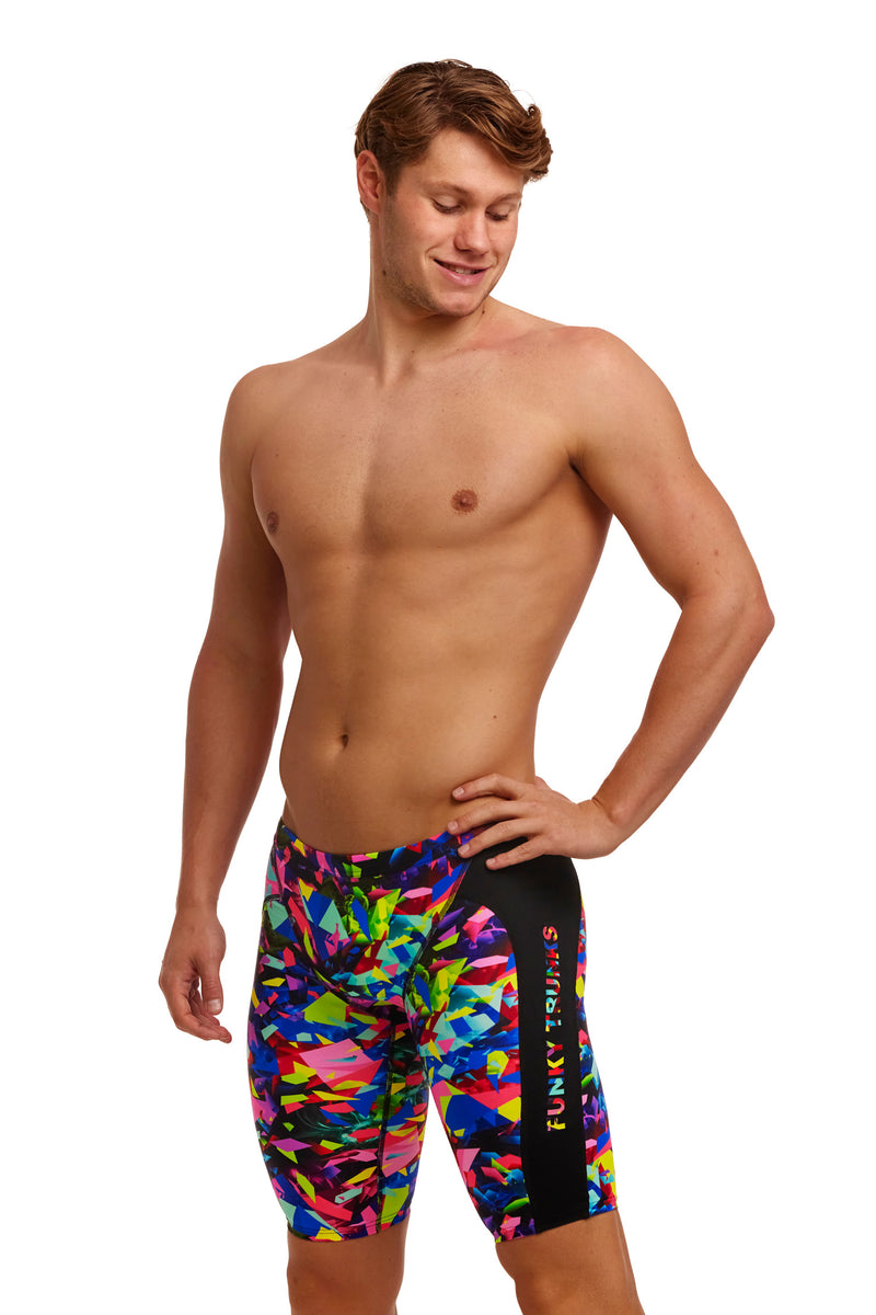 Funky Trunks Mens Training Jammers-Destroyer - Tri To Swim