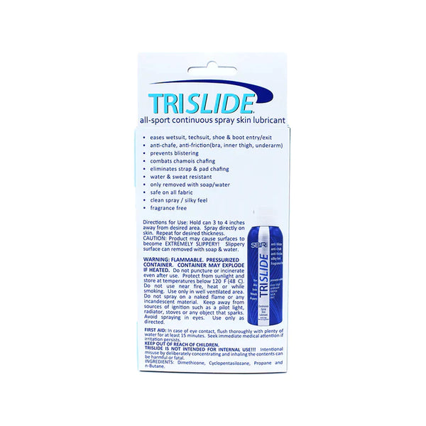 Tri Slide Aerosal Skin Lubricant 4oz - Tri To Swim