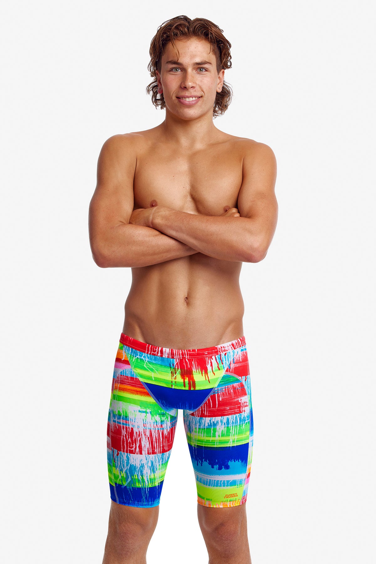 Funky Trunks Mens Training Jammers - Dye Hard - Tri To Swim