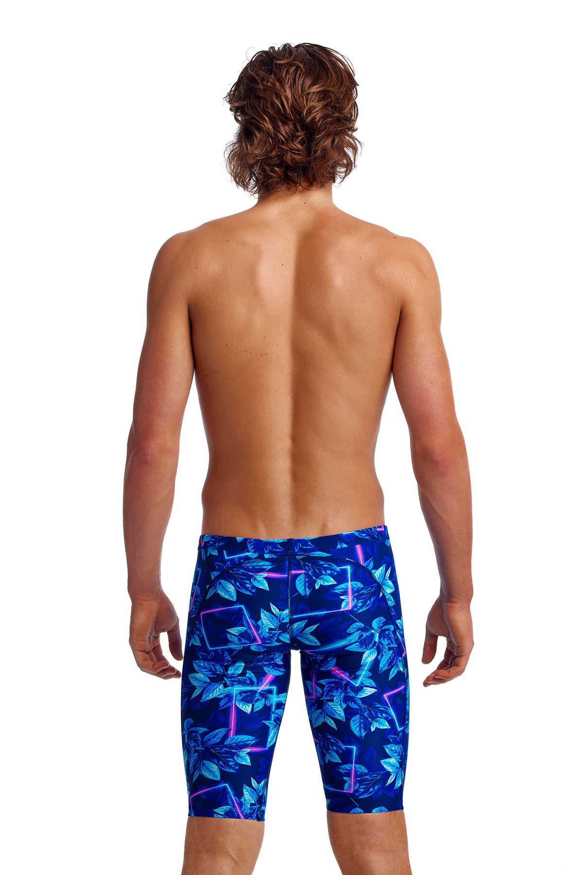 Funky Trunks Mens Training Jammers - Leaf Laser - Tri To Swim